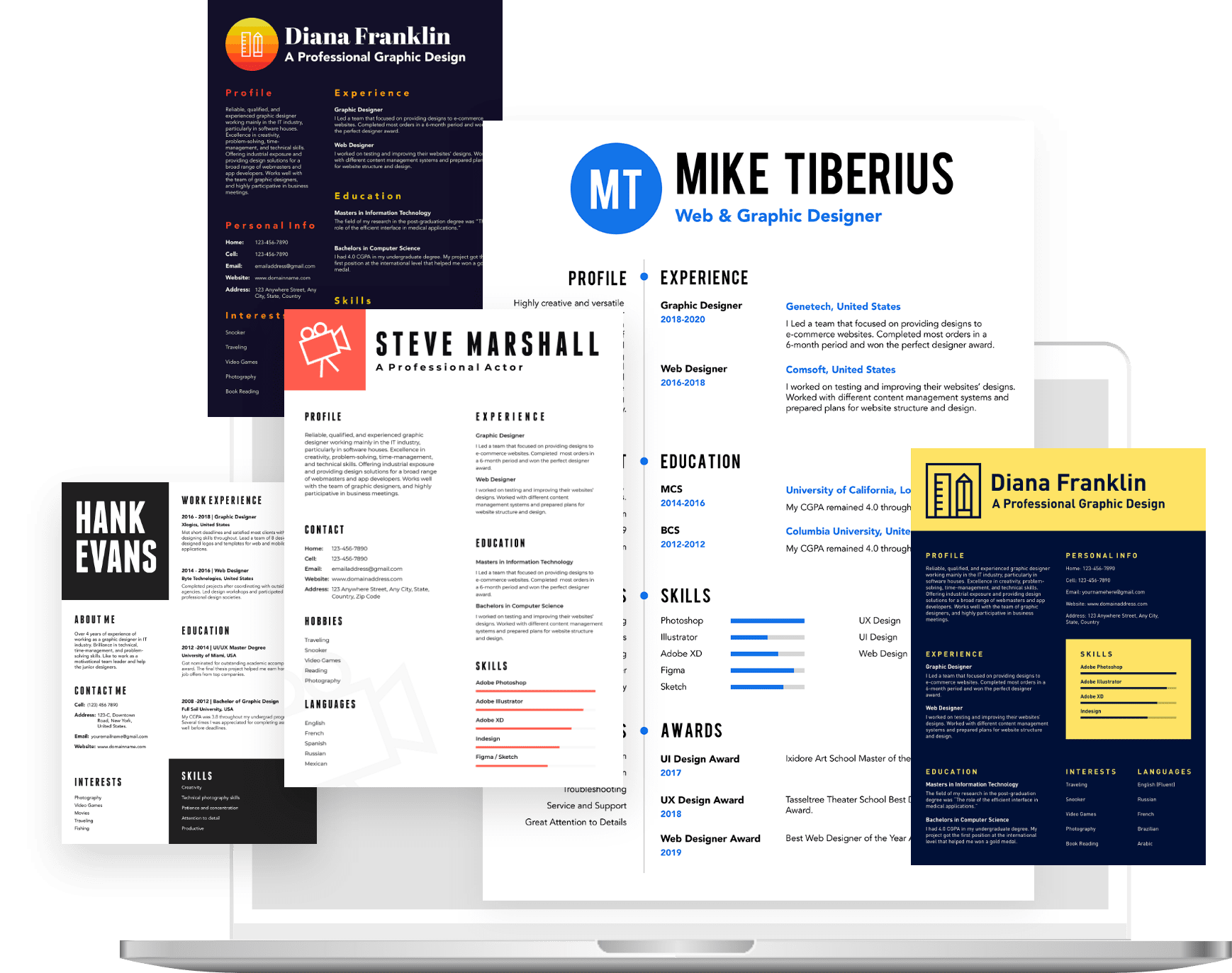 500+ Resume Templates Free for 2022 - [Download Now]